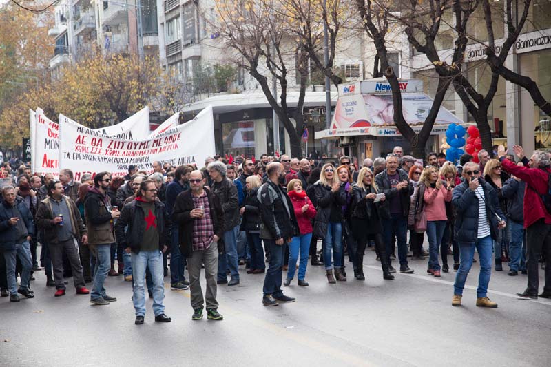 Θεσσαλονίκη: Μεγάλη συμμετοχή στην 24ωρη γενική πανελλαδική απεργία ...