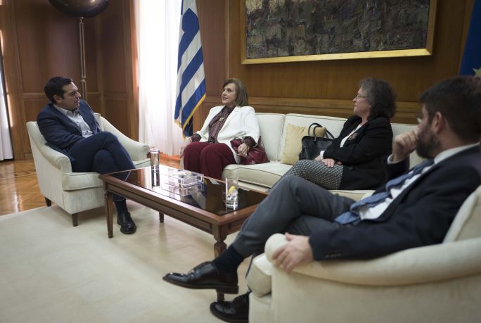Δήλωση του Πρωθυπουργού κατά τη συνάντησή του με τη Θ. Μεγαλοοικονόμου ...