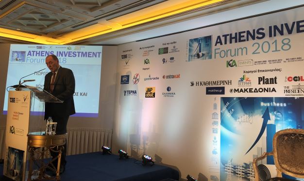 Ομιλία ΥΠΕΝ, Γ. Σταθάκη στο "Athens Investment Forum 2018" | Έμβολος
