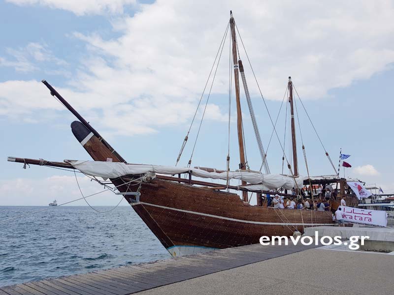 ΕΙΔΗΣΕΙΣ ΣΕ ΒΙΝΤΕΟ: Στη Θεσσαλονίκη το ξύλινο πλοίο του Κατάρ που ...