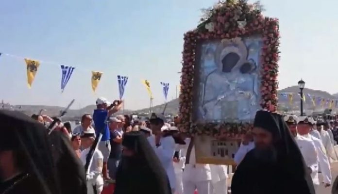 ΕΙΔΗΣΕΙΣ ΣΕ ΒΙΝΤΕΟ: Λιτάνευση της εικόνας της Παναγίας της ...