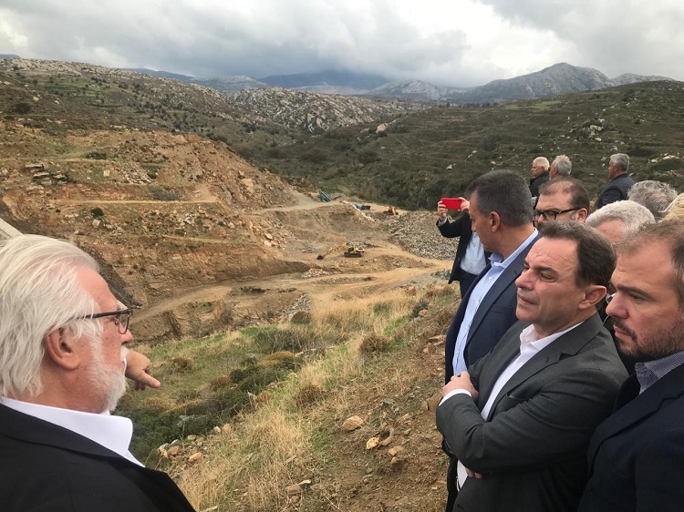 Επανεκκίνηση των εργασιών κατασκευής του φράγματος Τσικαλαριού στη Νάξο ...