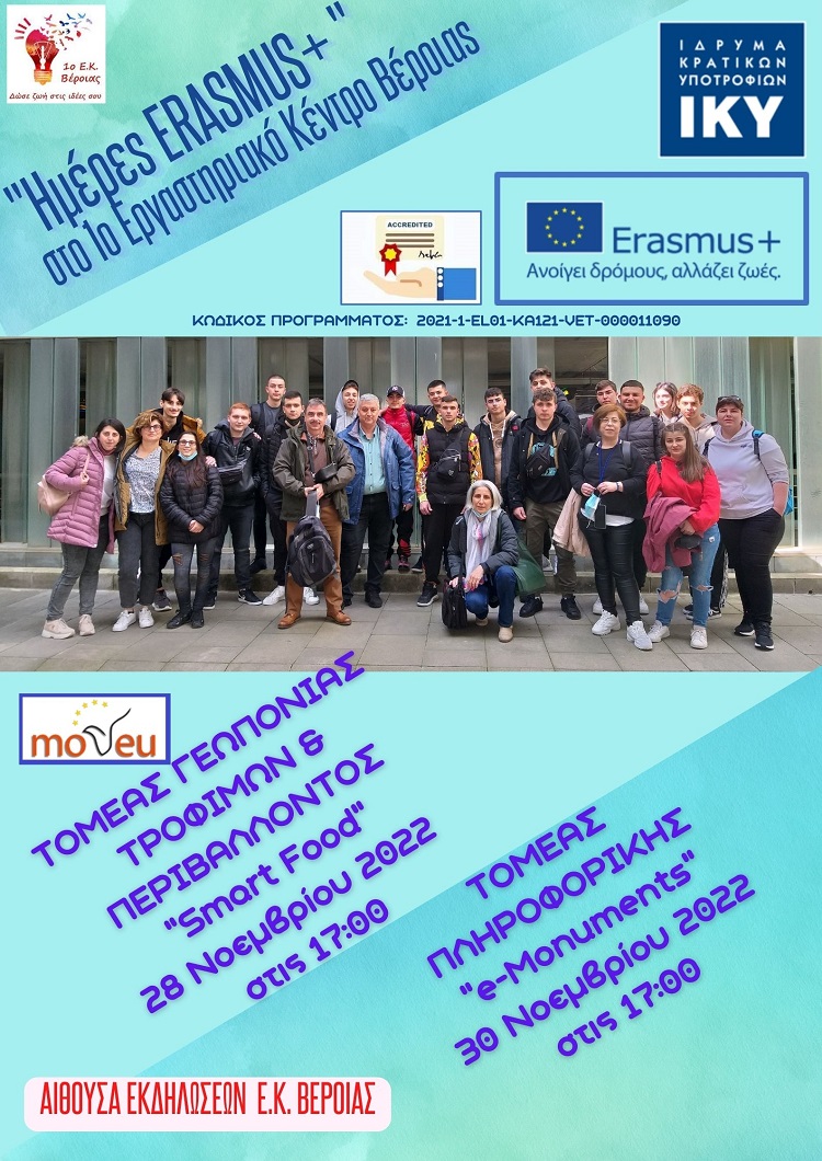Ημέρες Erasmus στο 1ο Εργαστηριακό Κέντρο Βέροιας | Έμβολος