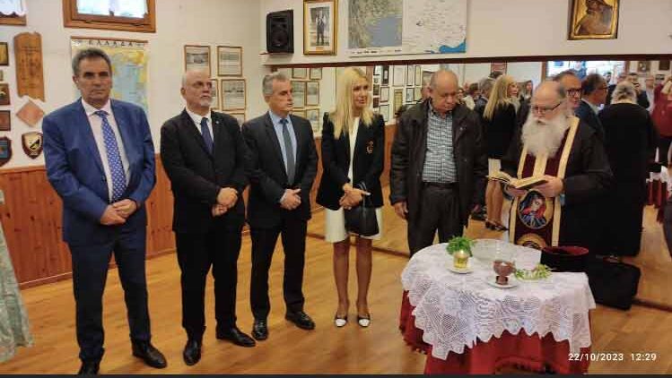 Επίσκεψη Κωνσταντίνου Μπούμπα στον Αγιασμό του συλλόγου Βλαχων Σερρών ...