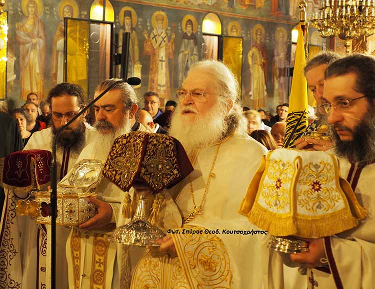 Σπύρος Θεοδ. Κουτσοχρήστος: Συγκίνηση στην Ι. Αγρυπνία ενώπιον της ...