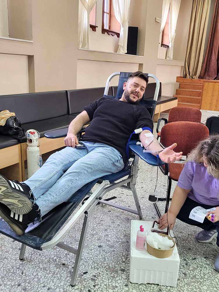 Ευχαριστήριο Σ. Ε .Α Μελίκης - Αιμοδοσία | Έμβολος