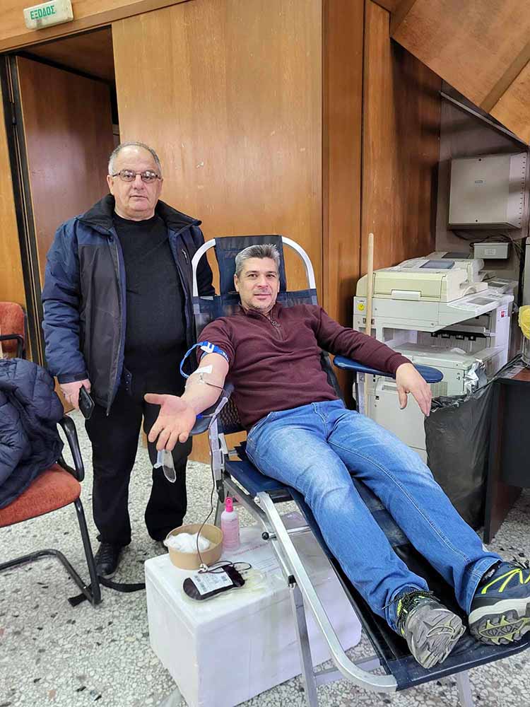 Ευχαριστήριο Σ. Ε .Α Μελίκης - Αιμοδοσία | Έμβολος