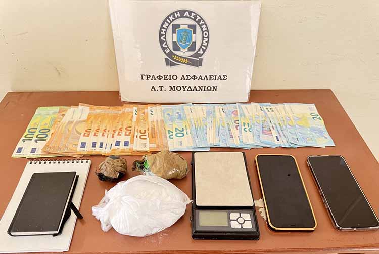 Από αστυνομικούς του Αστυνομικού Τμήματος Μουδανιών συνελήφθη ένα άτομο ...